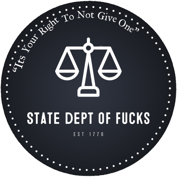 State Dept Of F*cks Sticker – Ricky & The Boss